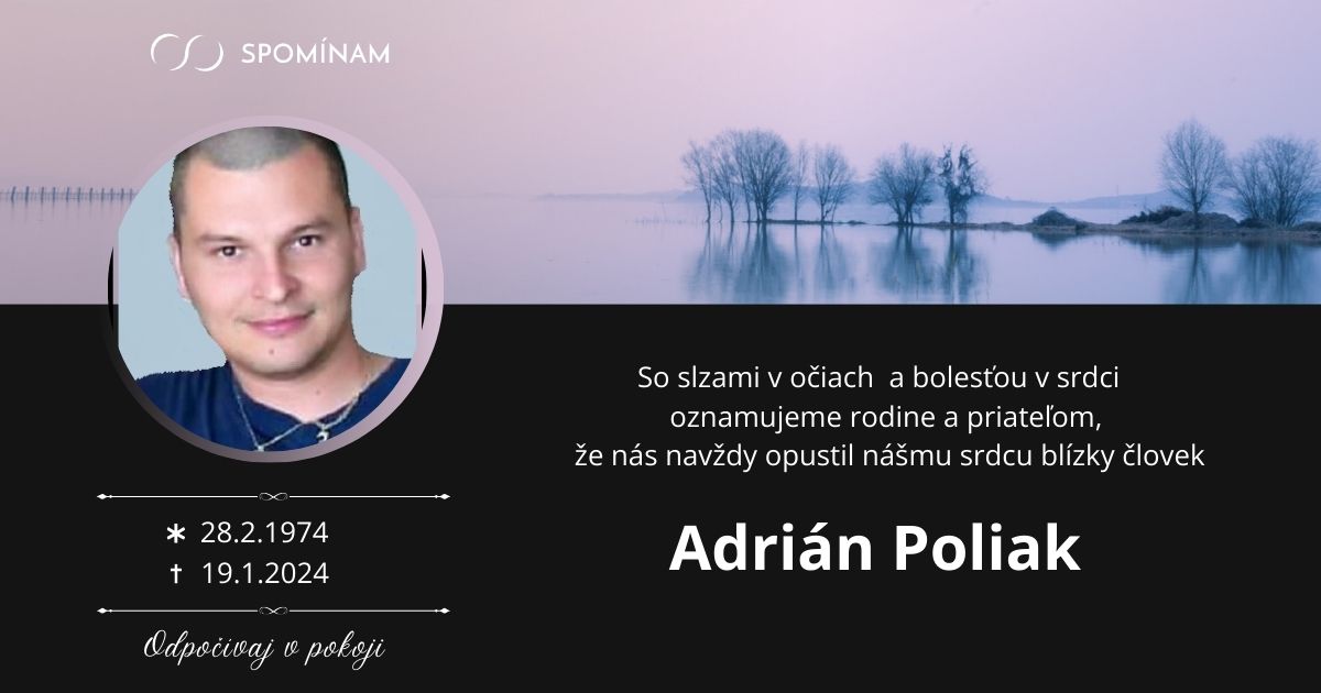 Adrián Poliak | Spomínam